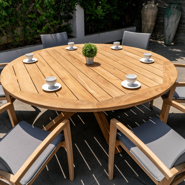 Almere Teak Table – The Springs Garden World